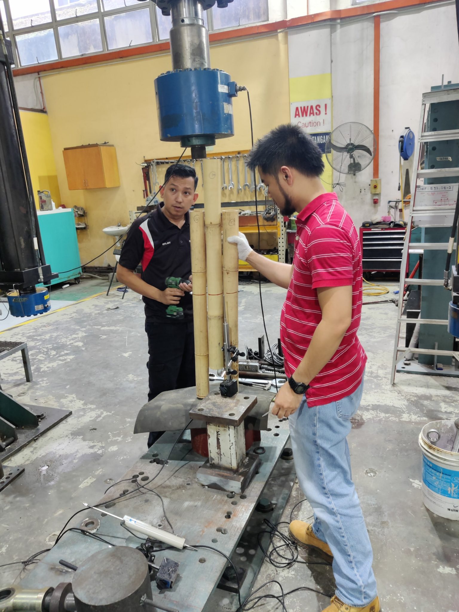 Testing of material properties for Bamboo in construction | jtk